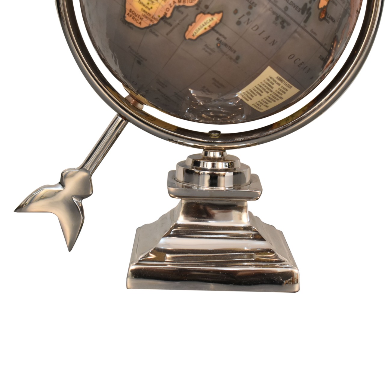 Grey Cupid Globe - Bachelor Interiors